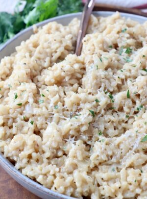 Instant Pot Risotto with Parmesan - WhitneyBond.com