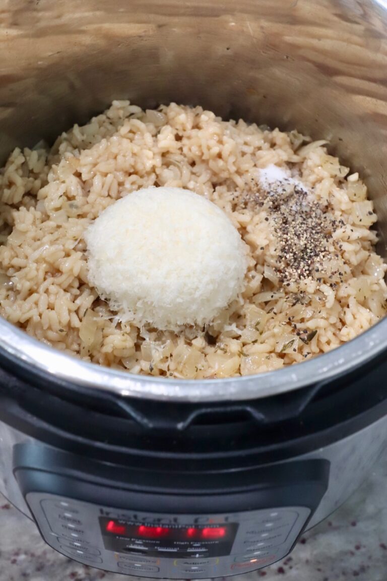 Instant Pot Risotto with Parmesan - WhitneyBond.com