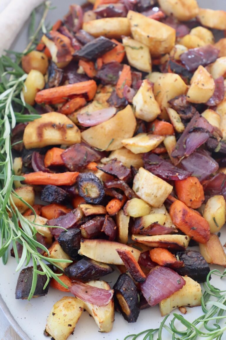 Easy Roasted Root Vegetables Recipe - WhitneyBond.com