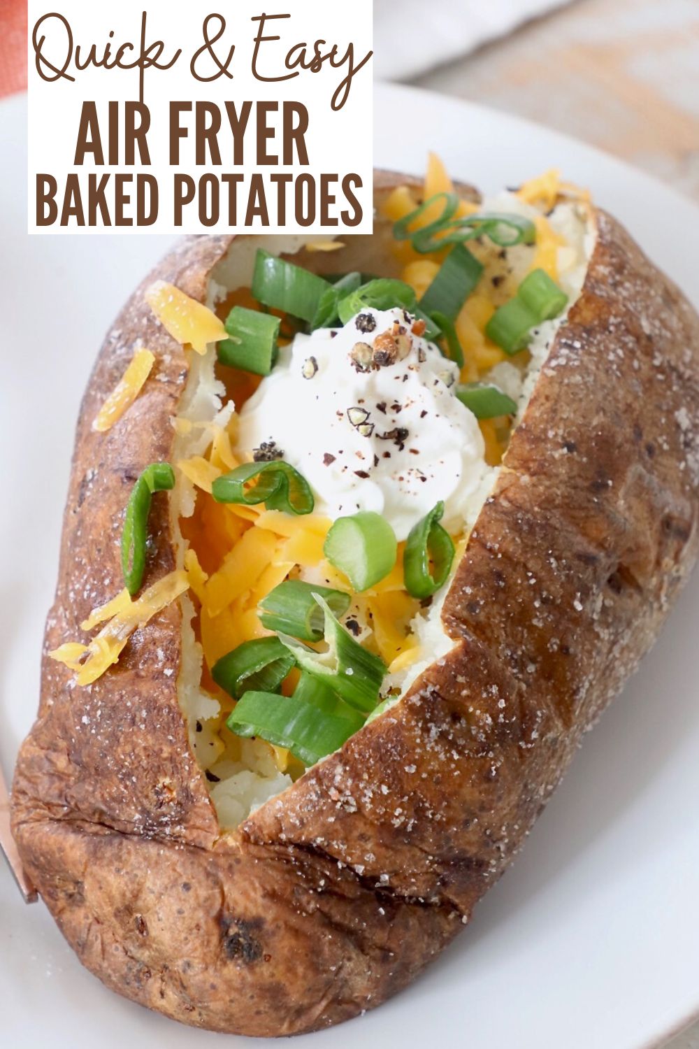Easy Air Fryer Baked Potato Recipe