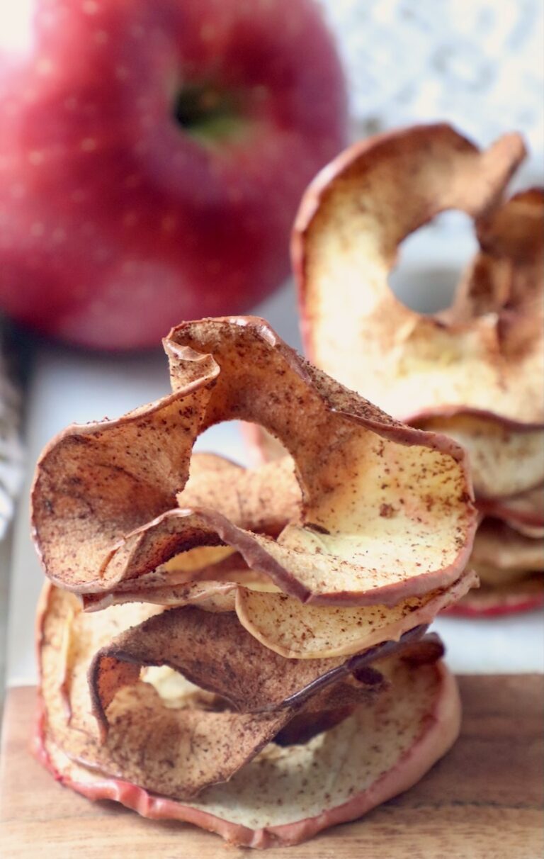 How To Make Apple Chips (Oven or Air Fryer) - WhitneyBond.com
