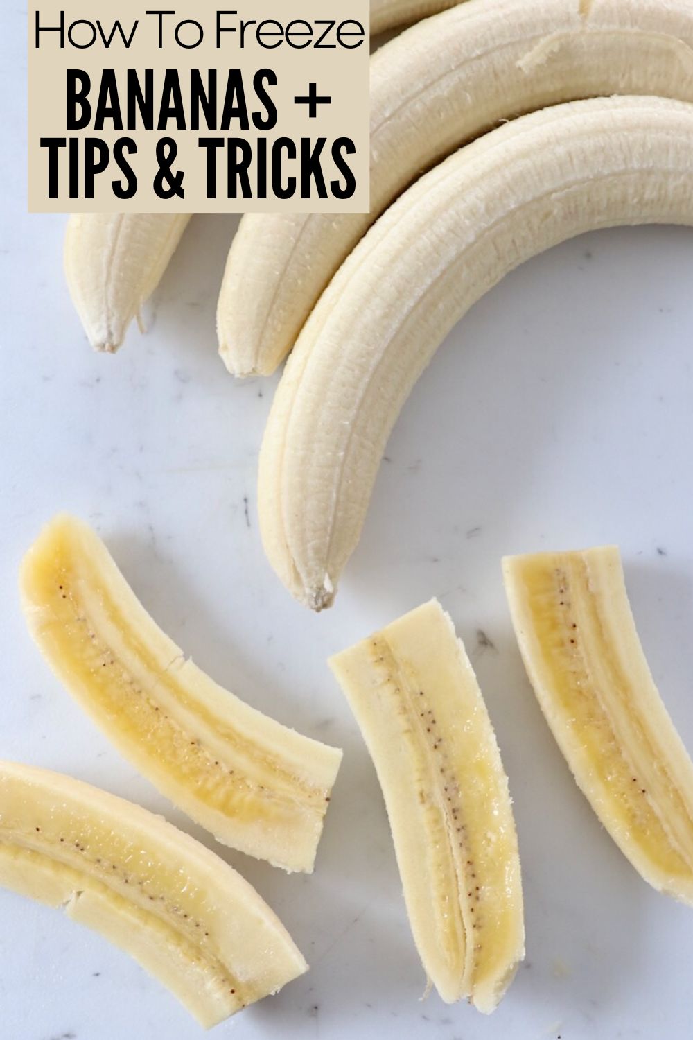 How To Freeze Bananas