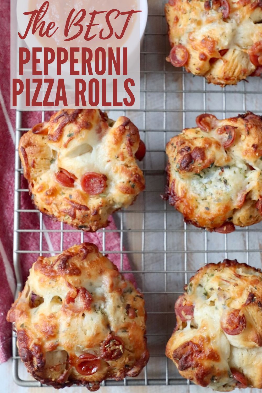 Easy Pepperoni Pizza Rolls