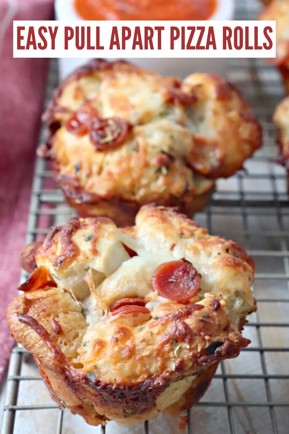 Easy Pepperoni Pizza Rolls