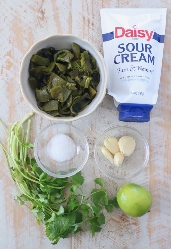 Easy Roasted Poblano Sauce Recipe