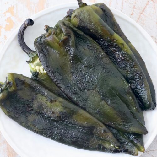 How To Make Roasted Poblano Peppers - WhitneyBond.com
