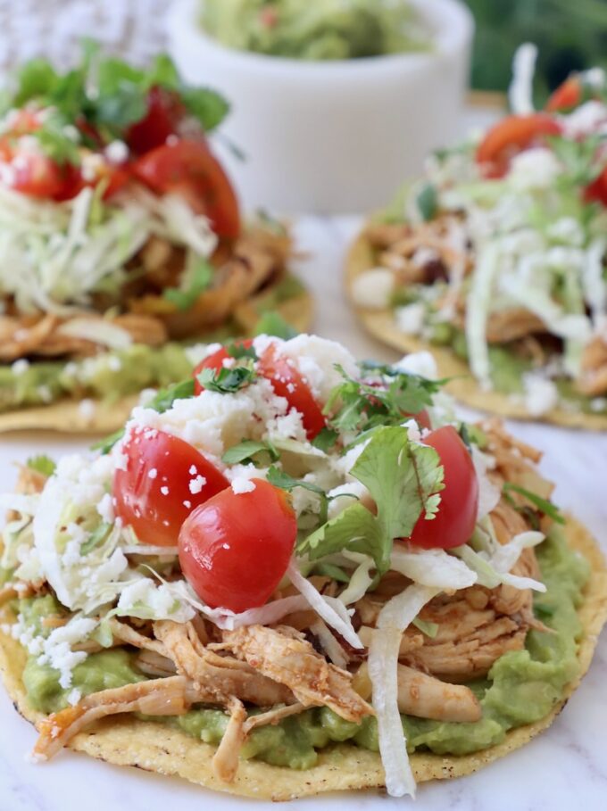 Easy Chicken Tostadas Recipe