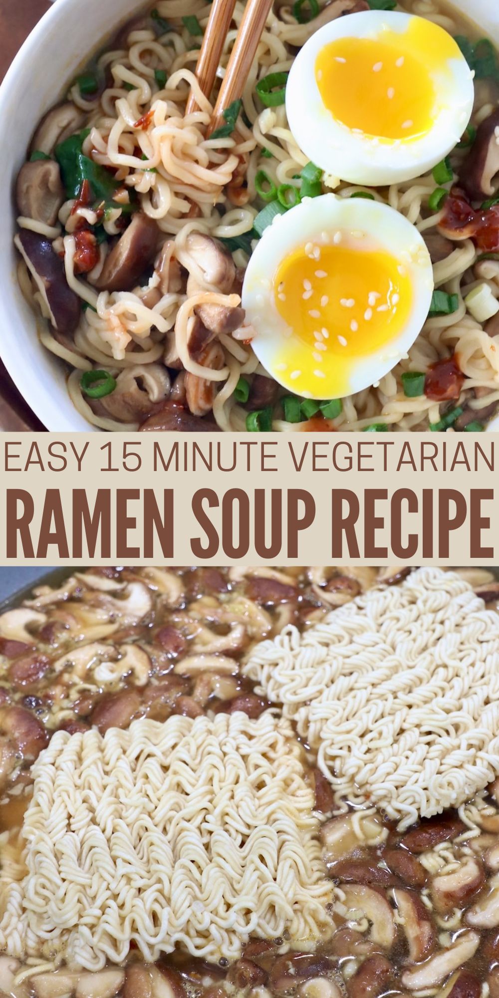 Easy Vegetarian Ramen Recipe - WhitneyBond.com