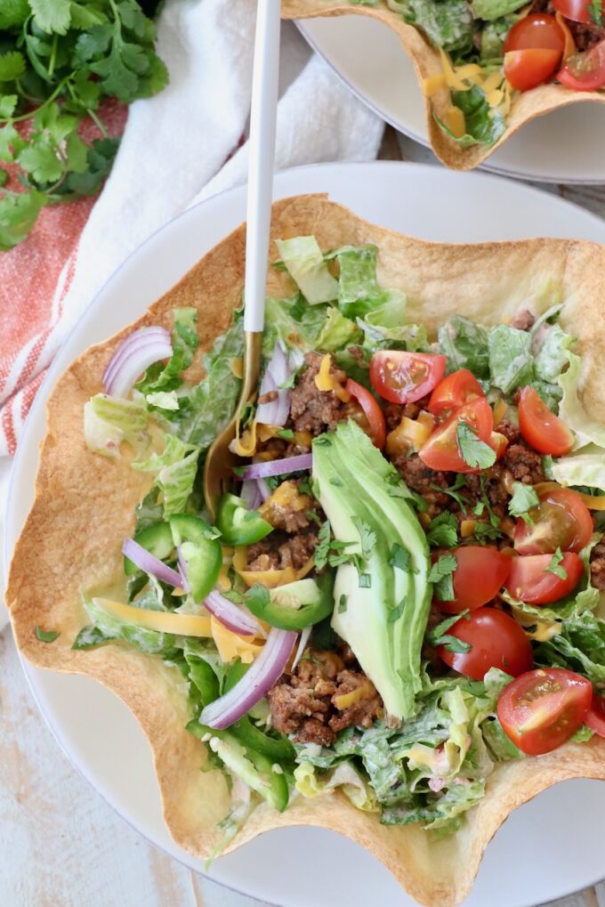 Easy Taco Salad Recipe - WhitneyBond.com