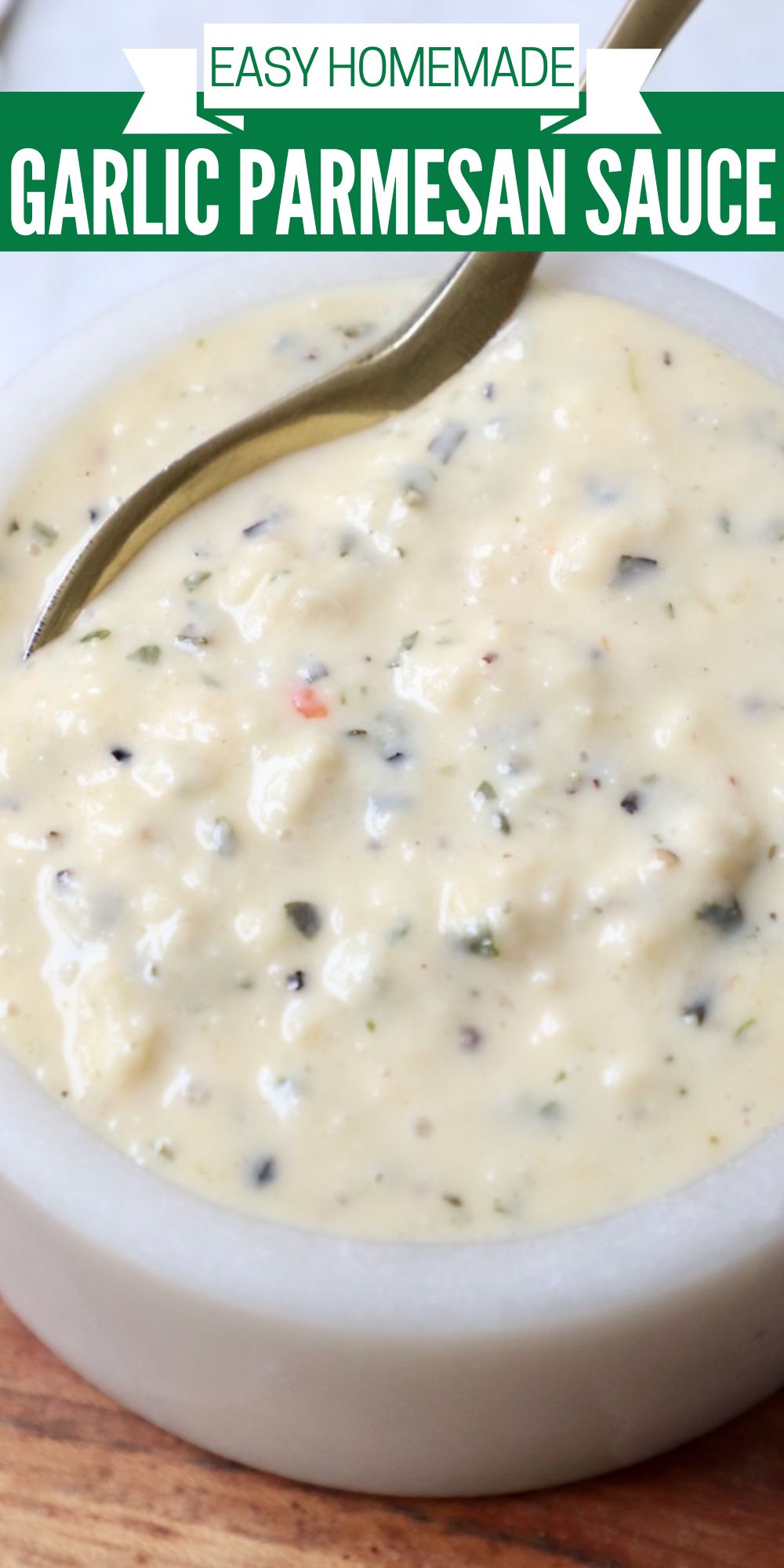 Garlic Parmesan Sauce (for Chicken Wings or Pasta)