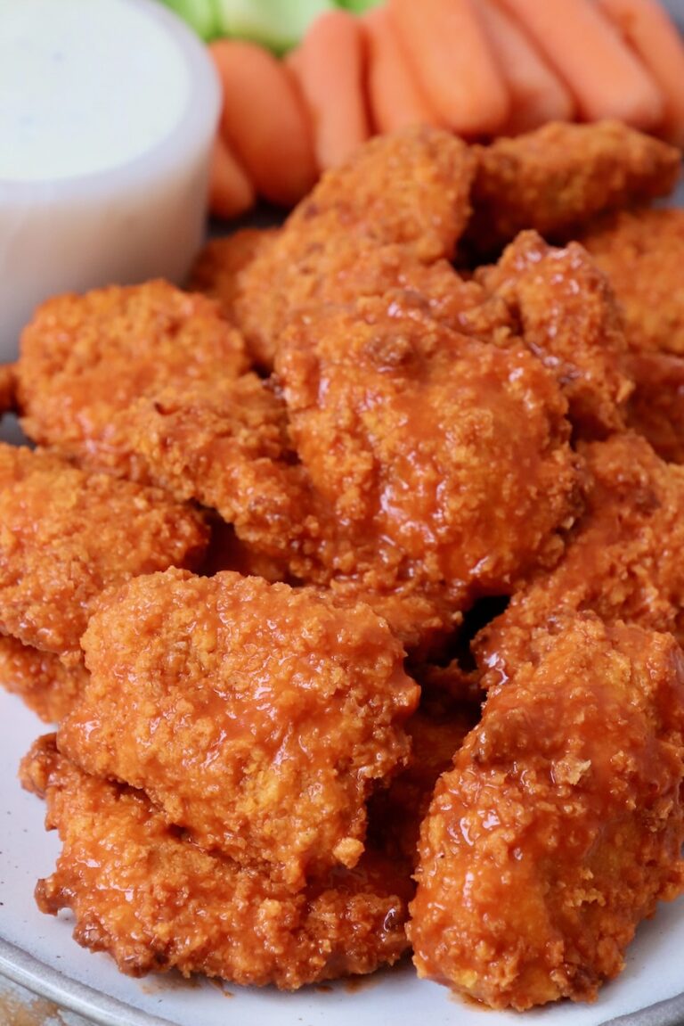 Boneless Wings Recipe (Air Fryer, Oven or Stove)