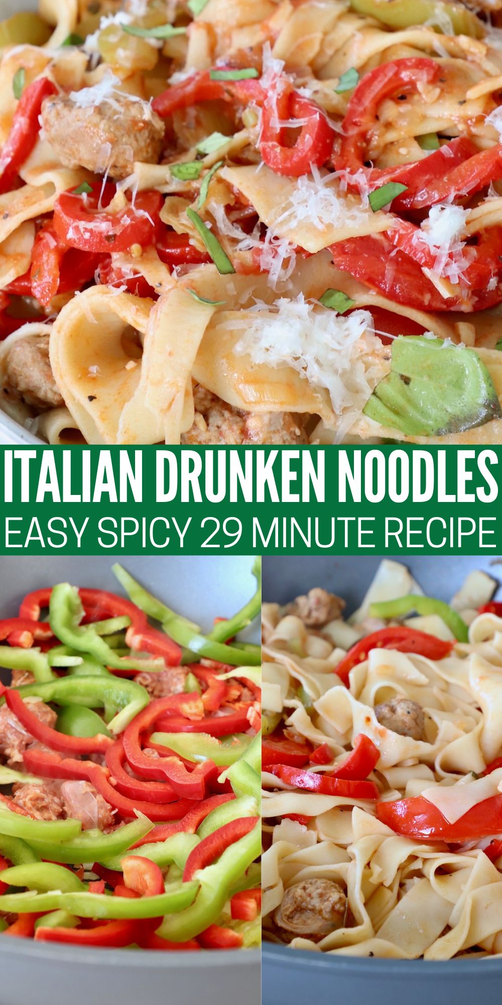 Italian Drunken Noodles Recipe - WhitneyBond.com