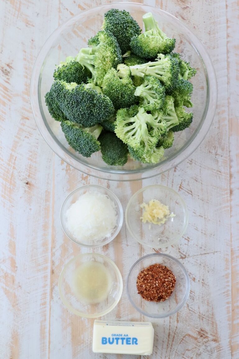 Smashed Broccoli with Parmesan