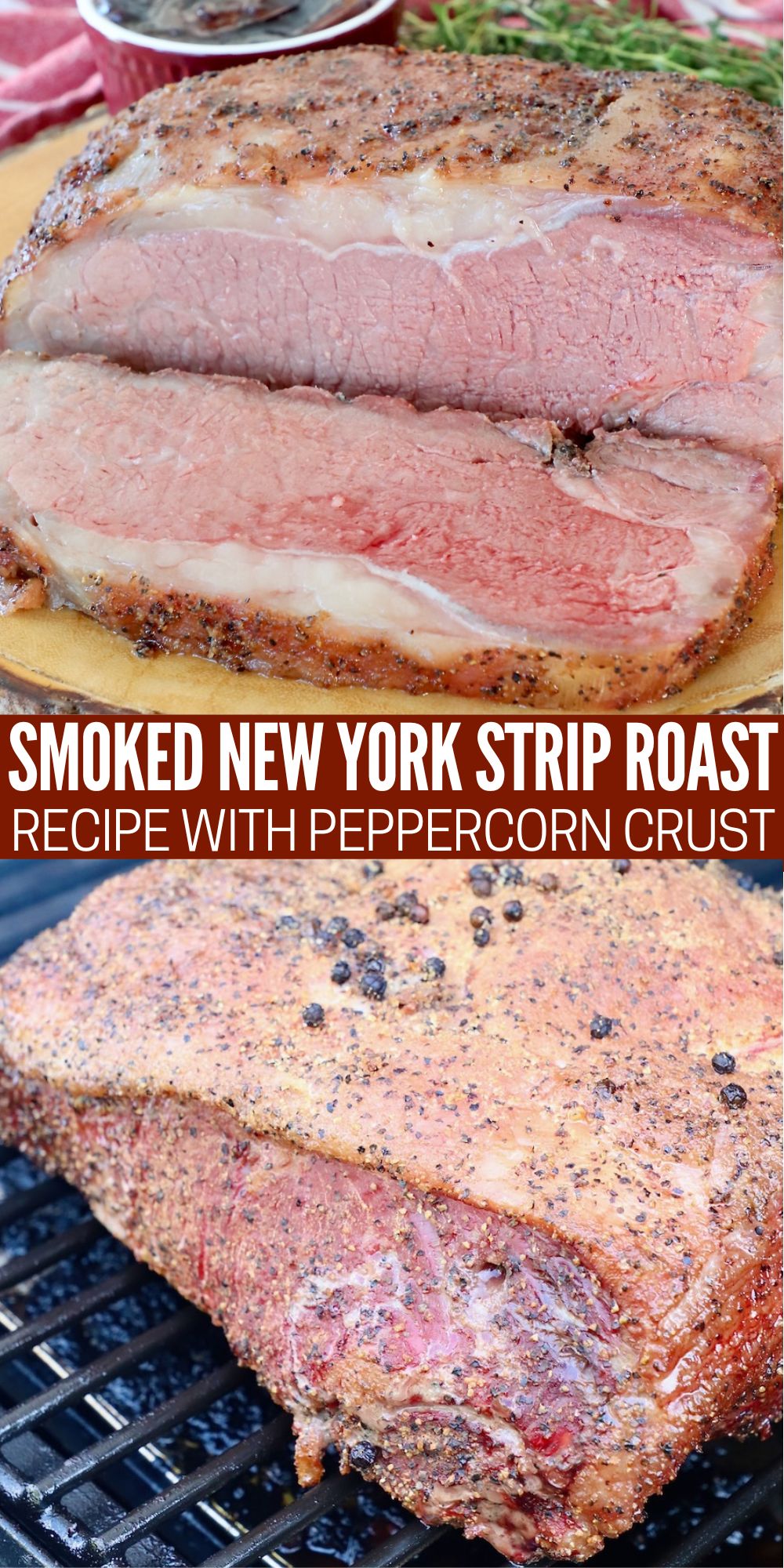 Smoked New York Strip Roast