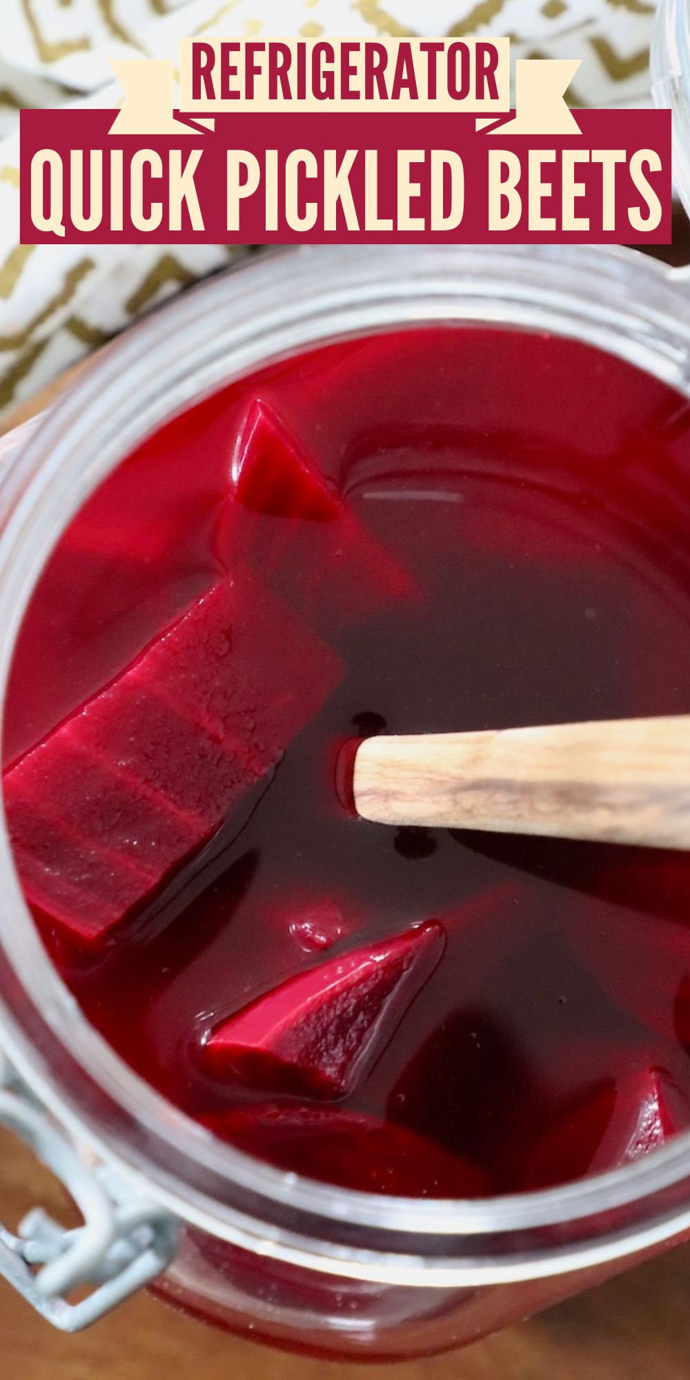 Easy Refrigerator Quick Pickled Beets