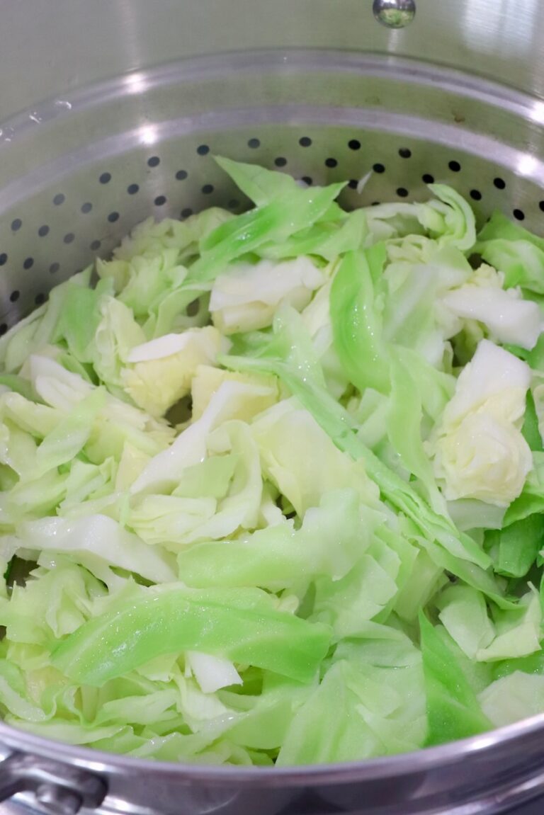 Easy Steamed Cabbage Recipe