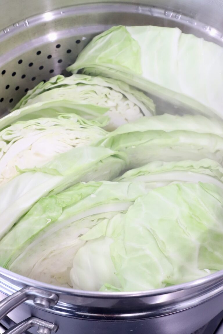 Easy Steamed Cabbage Recipe