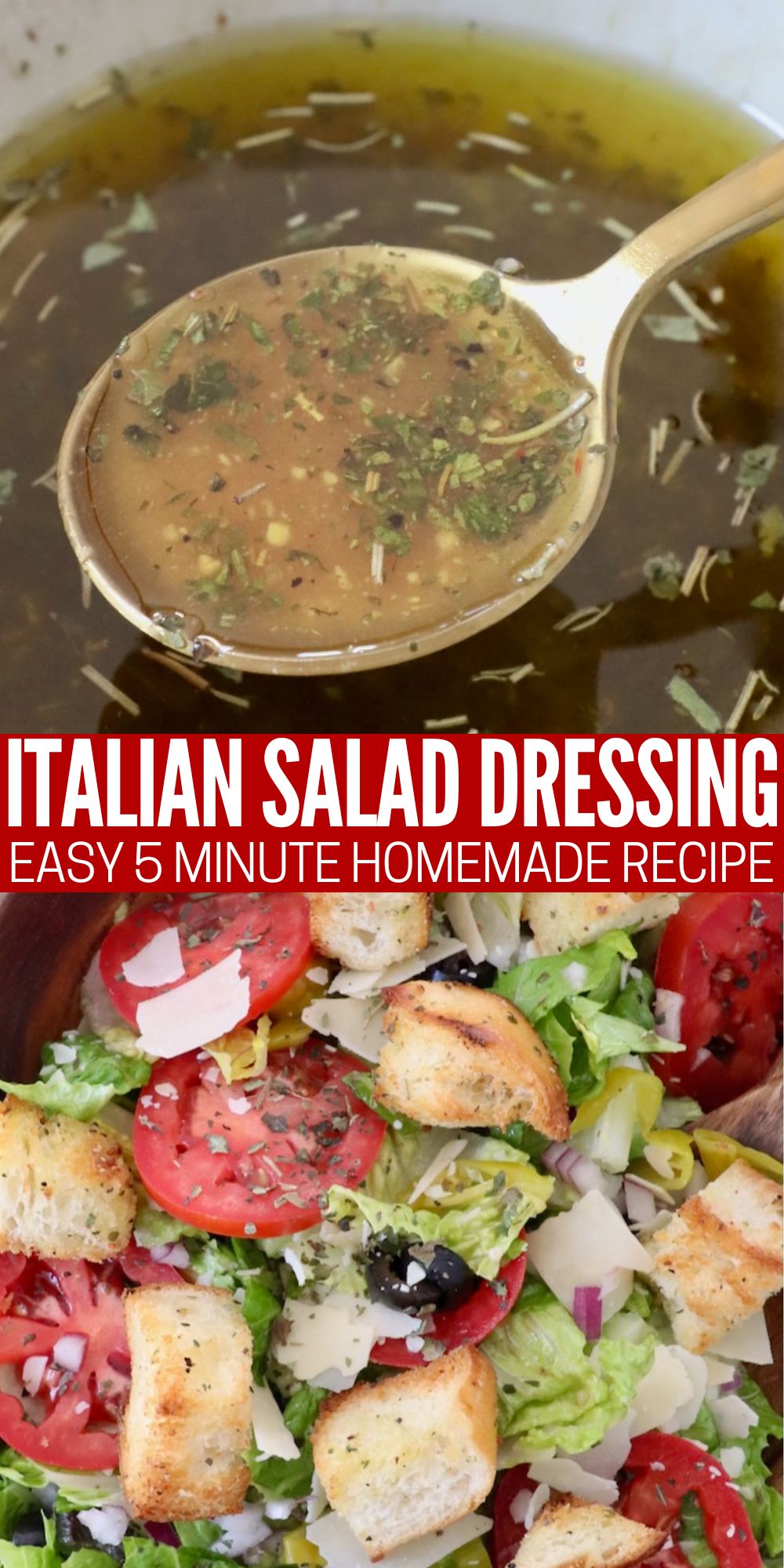 Easy Italian Dressing Recipe