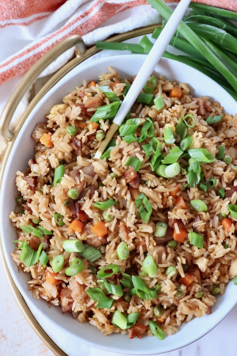 Ham Fried Rice (Easy 15 Minute Recipe)
