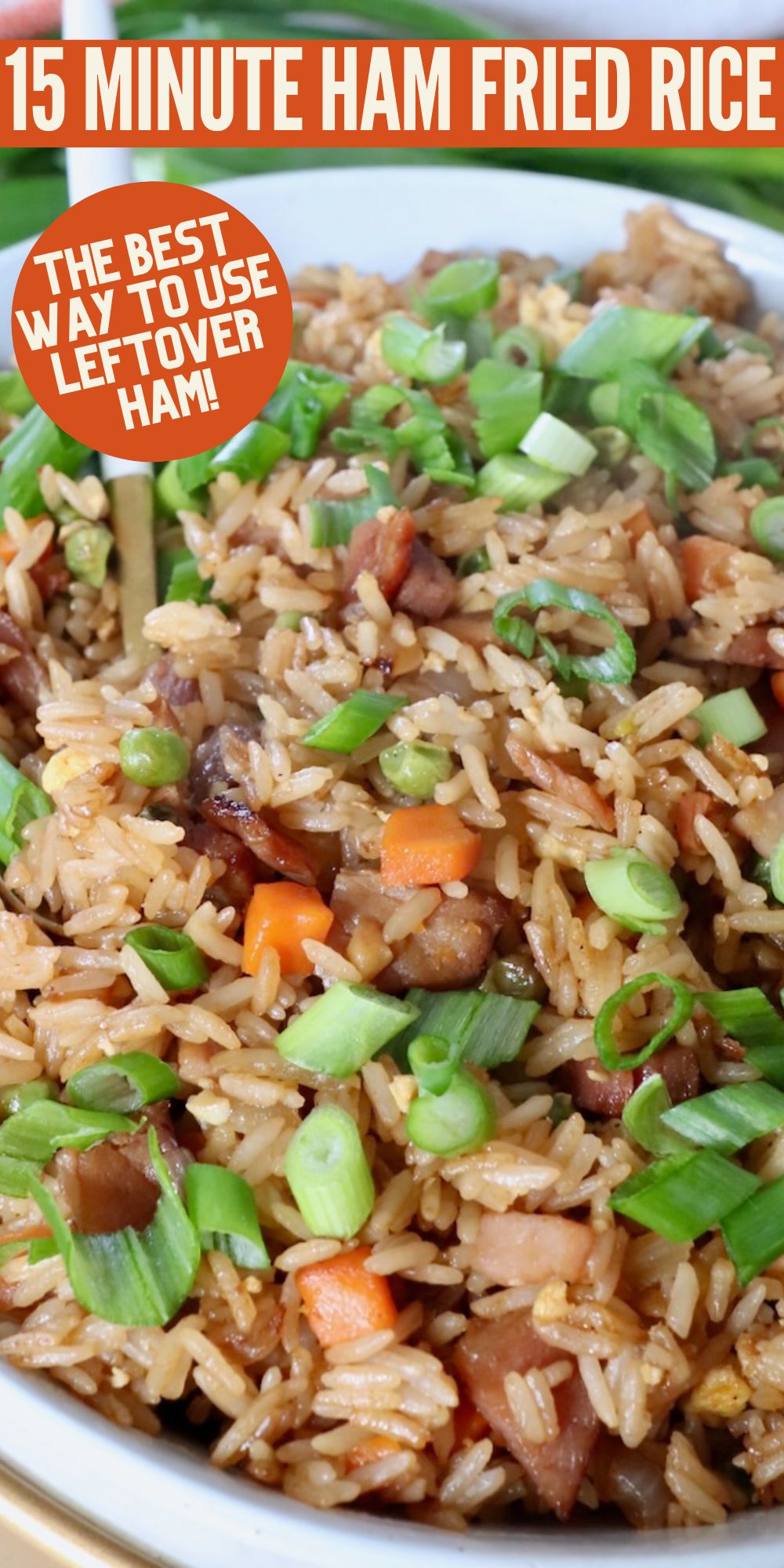 Ham Fried Rice (Easy 15 Minute Recipe)
