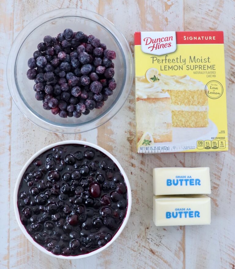 Blueberry Dump Cake Recipe