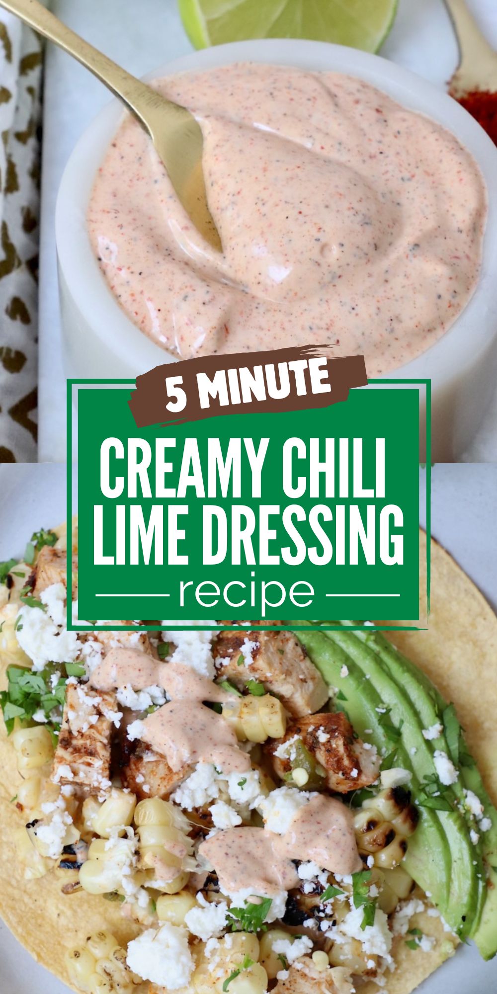 Chili Lime Dressing Recipe