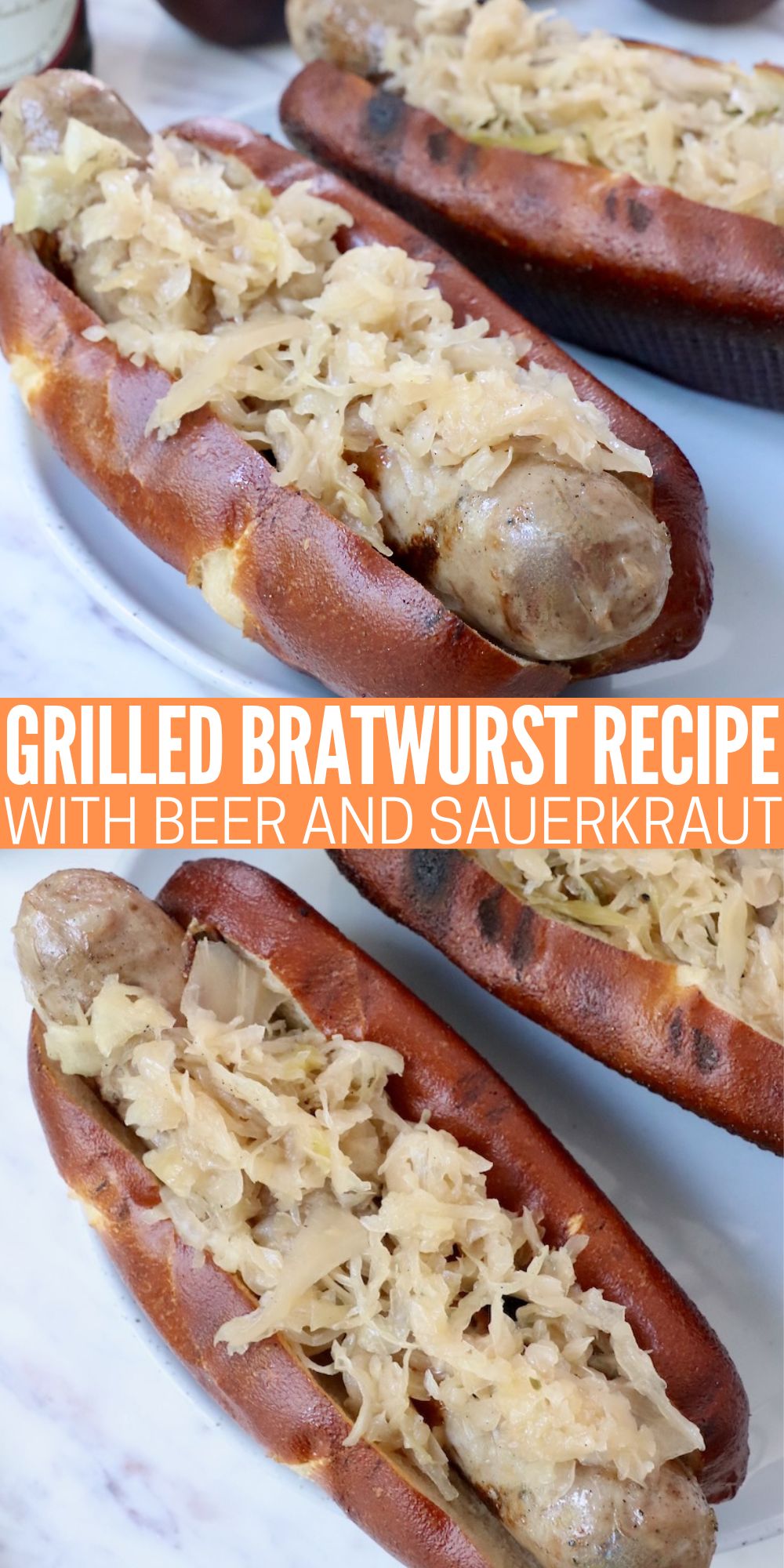 Grilled Bratwurst Recipe with Sauerkraut